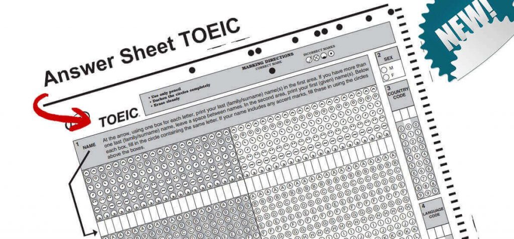 Cách điền mẫu Answer Sheet Toeic [Mới nhất 2021] | e4Life.vn